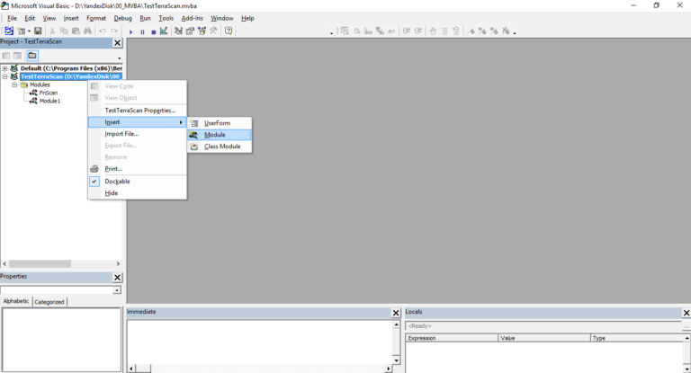 Microstation, VBA и TerraScan | Lidar.asia